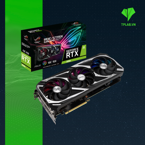 ASUS ROG STRIX RTX 3060 OC GAMING 12GB GDDR6 Chính Hãng Giá Rẻ– TPLAB