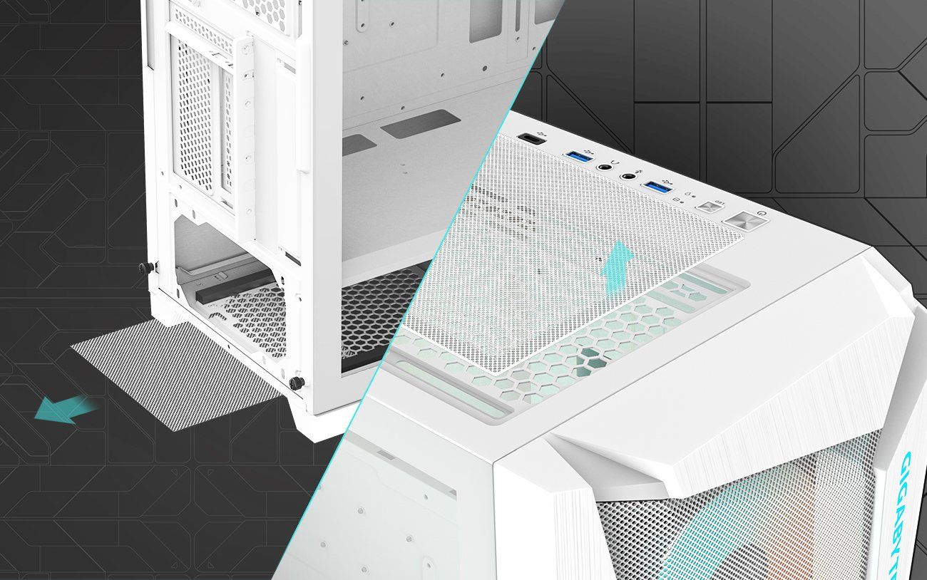 GIGABYTE C301 GLASS WHITE (GB-C301GW TYPE-C)– TPLAB