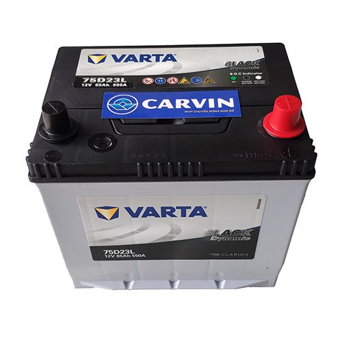 Bình ắc quy Varta 12V 65AH 75D23L | TTDV ô tô Carvin