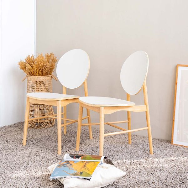 Ghế Ăn Gỗ Cao Su Tự Nhiên MOHO VIBORG 601