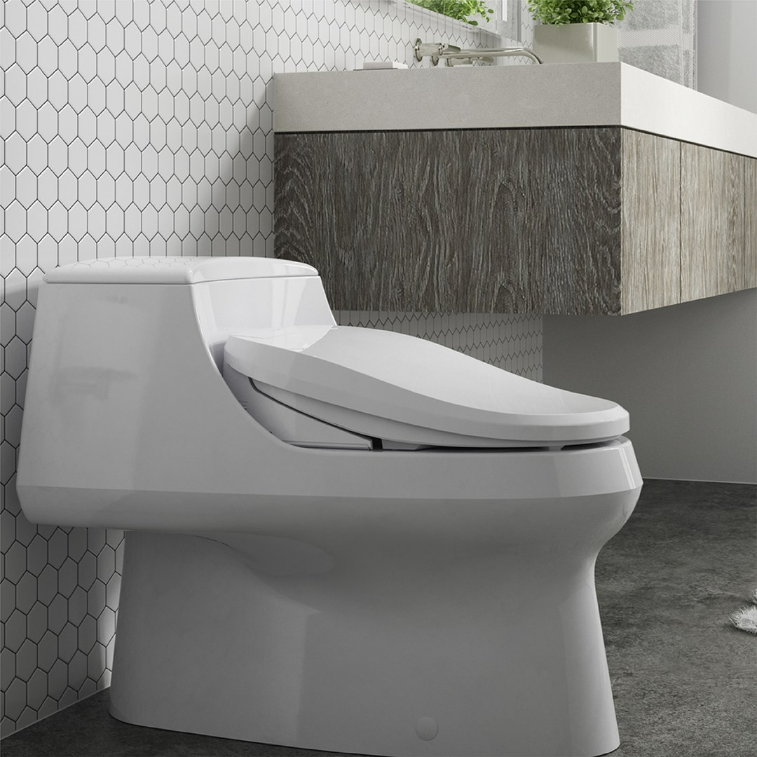 Bồn cầu 1 khối Kohler San Raphael K-3722X-0 cao cấp, thiết kế độc đáo