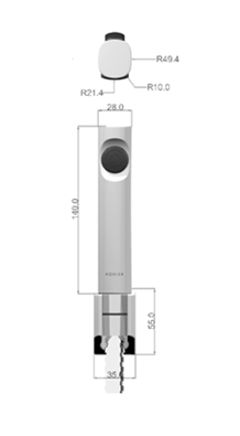 VÒI XỊT KOHLER CUFF K-98100X-0
