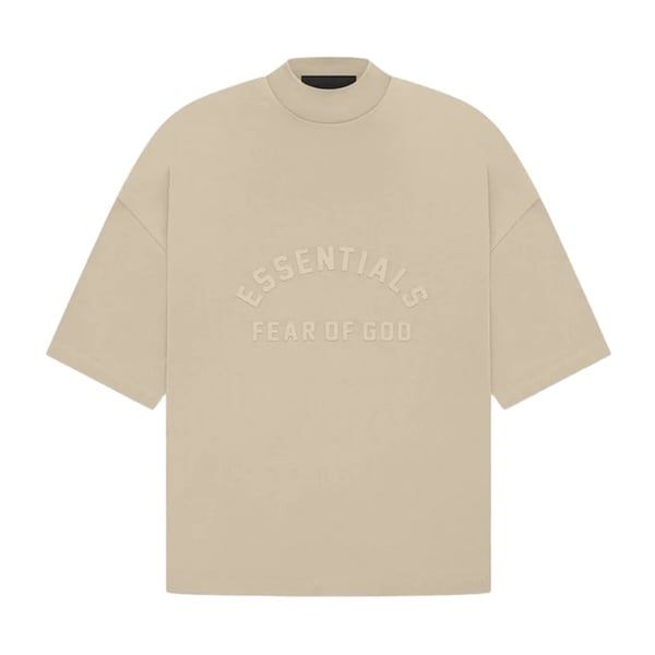 FOG TEE - Áo FOG Essentials Logo Suede SS23 (Dusty Beige) [Mirror Qual ...