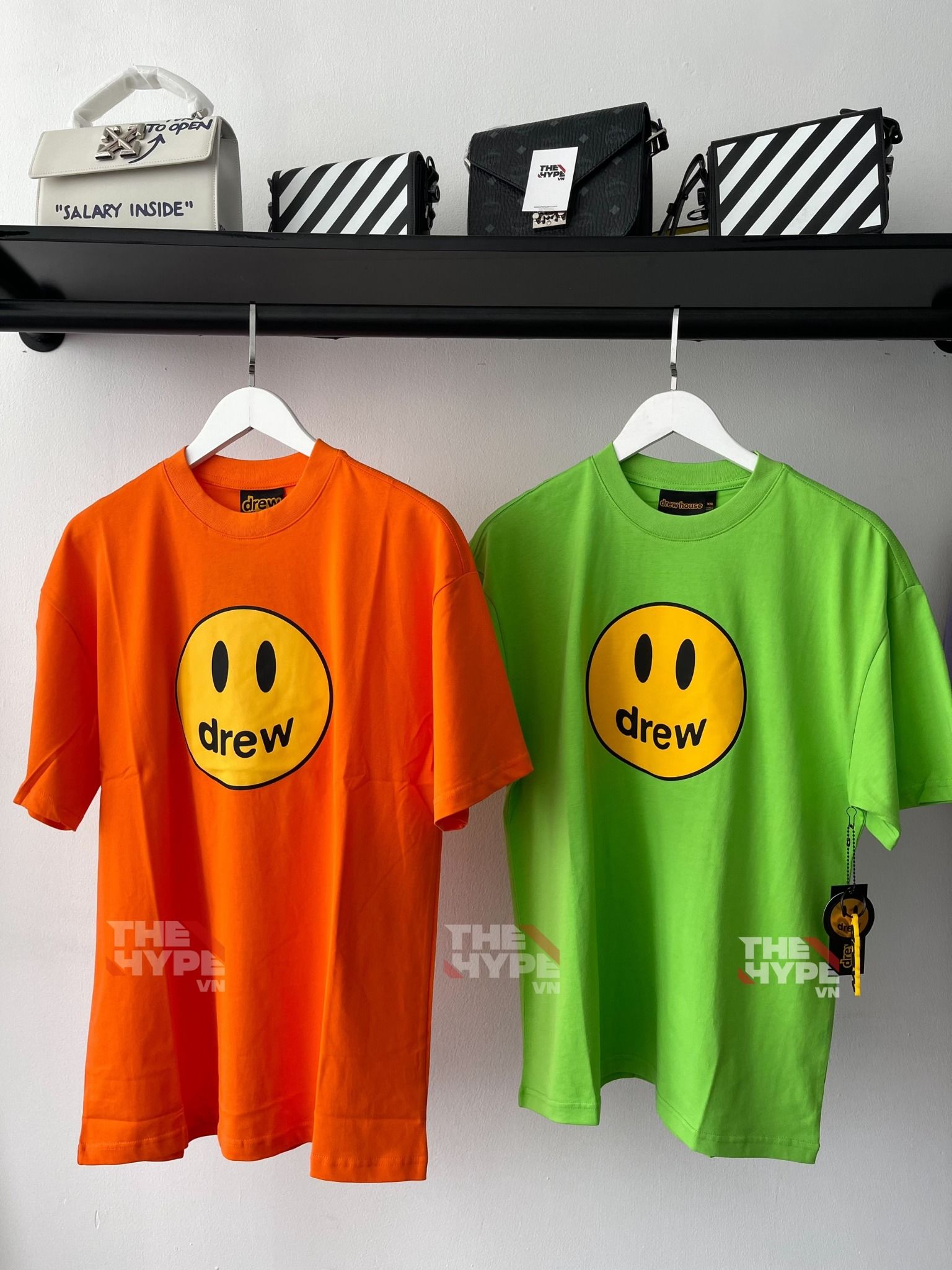 DREW TEE - Áo Drew House Mascot (Lime) [Mirror Quality] – THEHYPEVN ...
