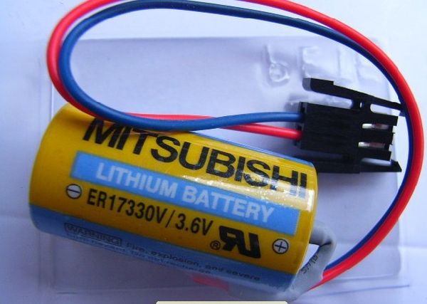 PIN MITSUBISHI NUÔI NGUỒN PLC ( LITHIUM BATTERY) MR BAT ER17330V/3,6V ...