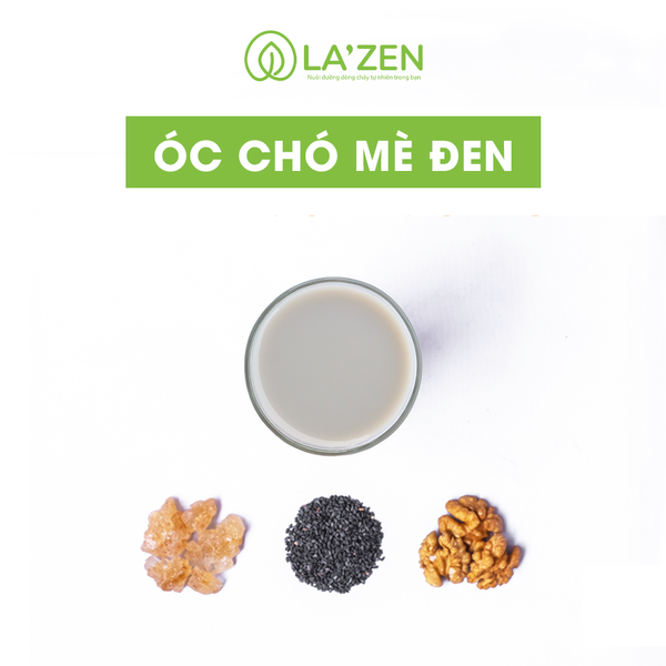 Sữa óc chó mè đen thơm ngon tại La'zen đảm bảo nguyên chất 100% – LA'ZEN