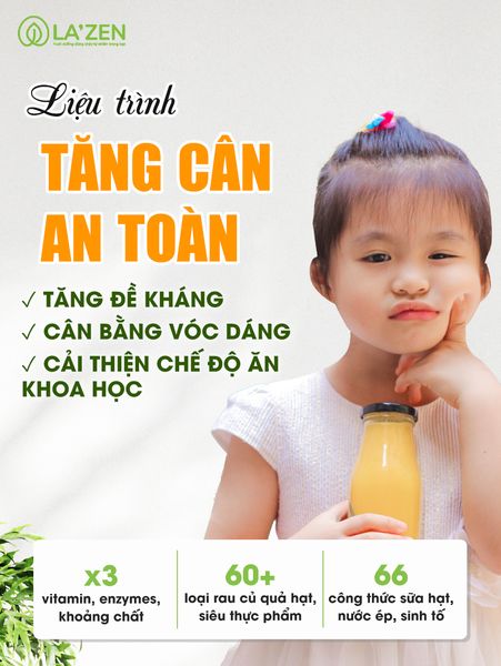 Liệu trình tăng cân an toàn – LA'ZEN