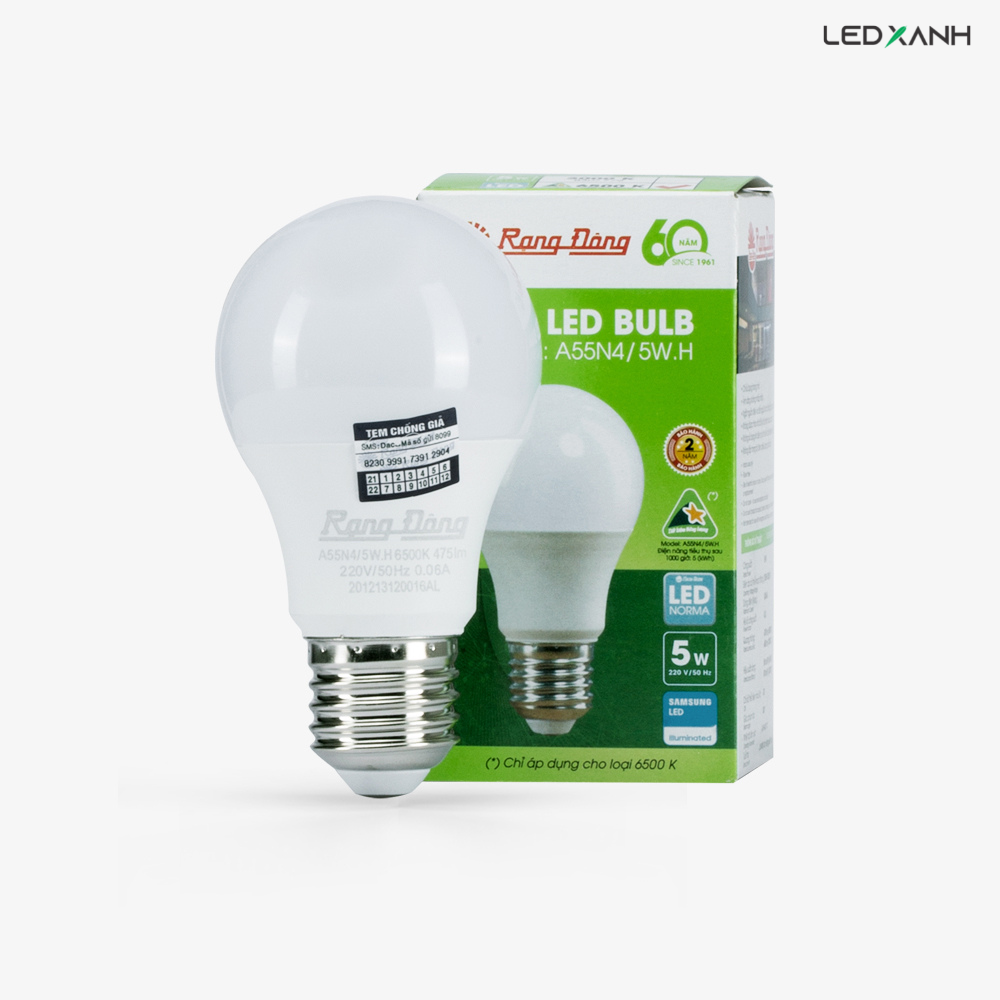 Bóng đèn LED BULB tròn 3W, 5W, 7W, 9W - Rạng Đông