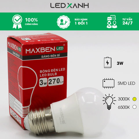 Đèn LED Bulb - {TOP 79+ Mã} Tuổi Thọ Cao, Sáng Bền Màu, giá cực tốt