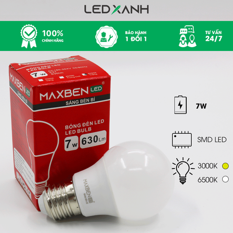 Đèn LED Bulb - {TOP 79+ Mã} Tuổi Thọ Cao, Sáng Bền Màu, giá cực tốt