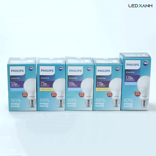 Đèn LED bulb E27 5W Essential G5 - Philips chất lượng cao