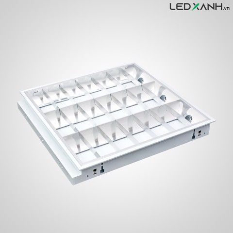 Máng đèn LED chóa inox đôi – 1.2m