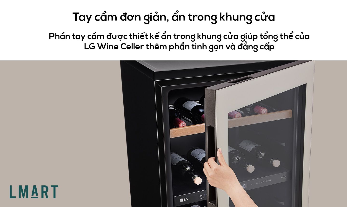 TỦ RƯỢU LG 121 CHAI – LMART