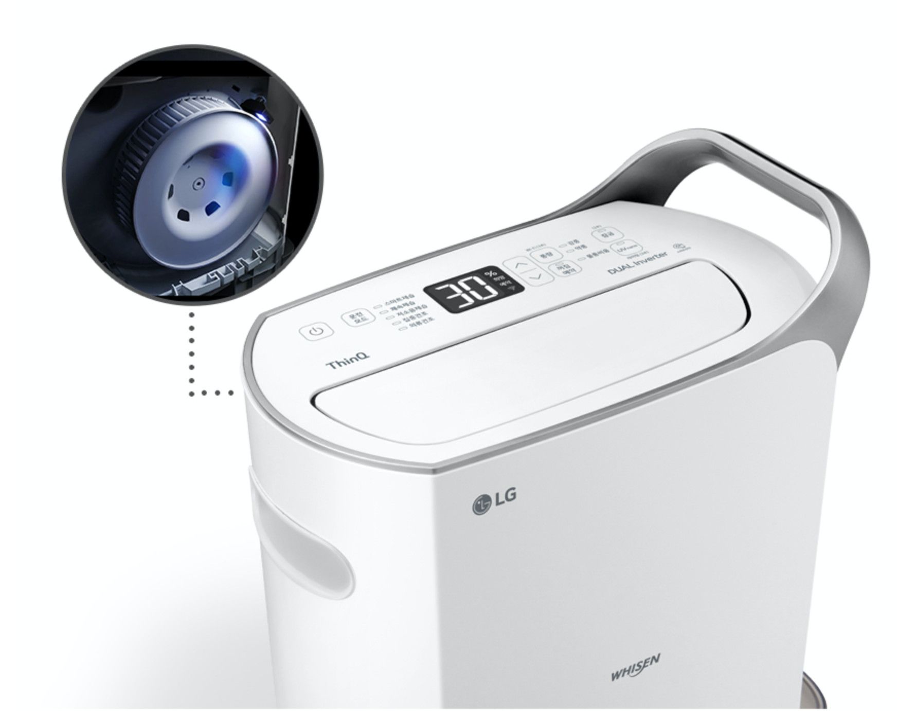 MÁY HÚT ẨM LG WHISEN DQ200PSAA 20L – LMART