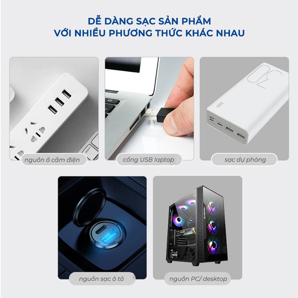 Máy hút bụi không dây cầm tay mini UTRUST VC-01A công suất lớn 9000Pa – lientin