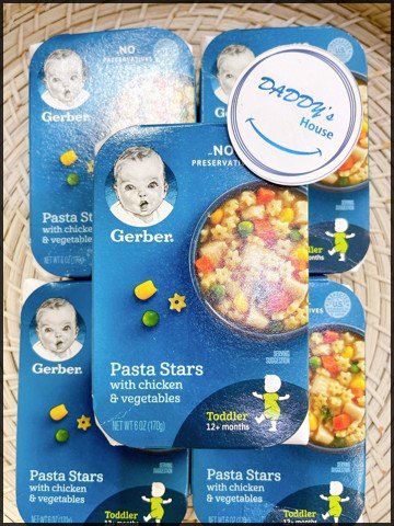 Gerber Pasta Stars Nui gà & rau củ 12th (170g) – Daddy's House