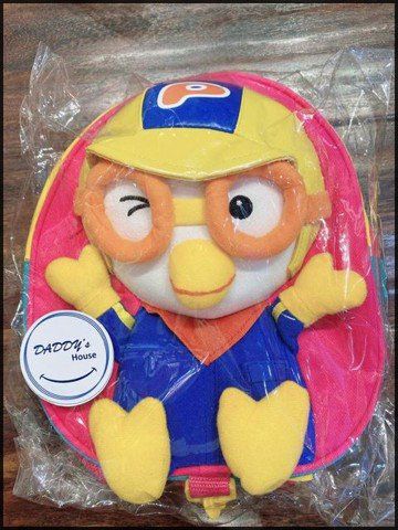 Balo kèm dây dẫn Pororo Backpack (pink) – Daddy's House