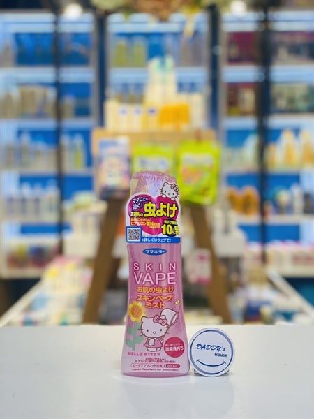 Xịt Skin vape chống muỗi hương đào Hello Kitty (200ml) – Daddy's House
