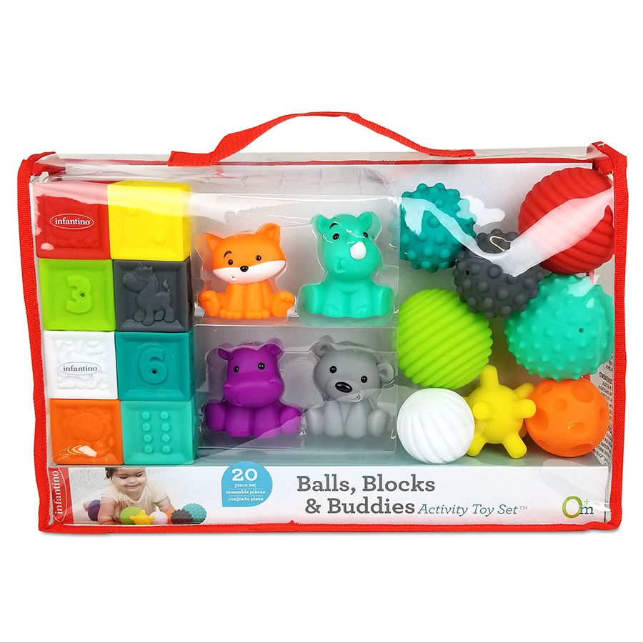 Đồ chơi phát triển giác quan 20 chi tiết Balls, Blocks & Buddies Infan ...