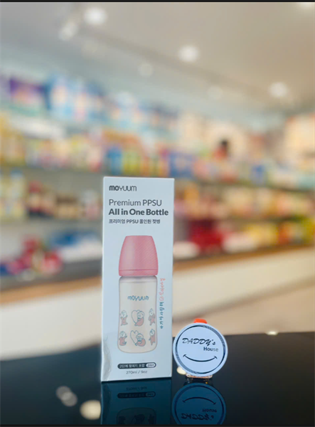 Bình sữa Moyuum Premium PPSU họa tiết Ogu Ogu (270ml) – Daddy's House