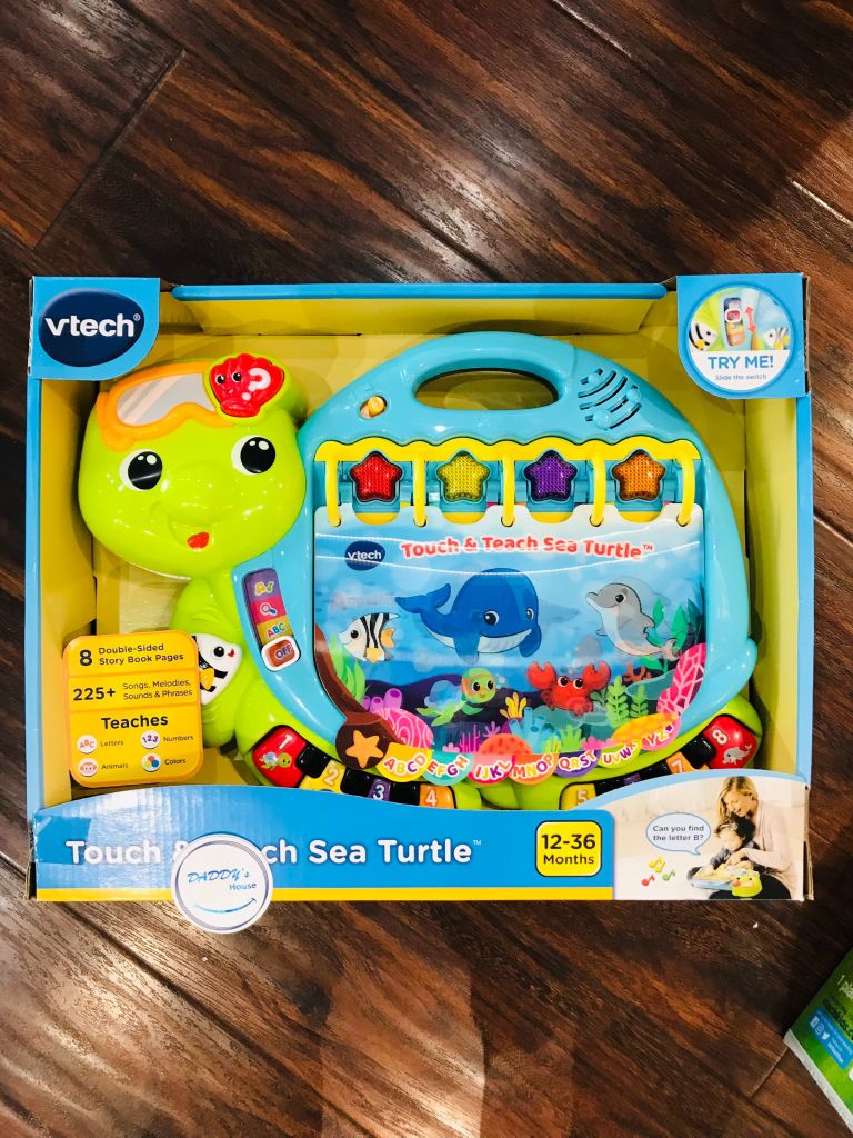 Sách Vtech Touch and Teach Sea Turtle (green) – Daddy's House