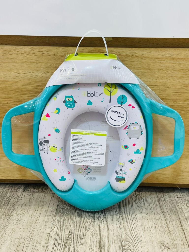 Ghế ngồi bồn cầu cho bé bbluv Poti (Aqua) – Daddy's House