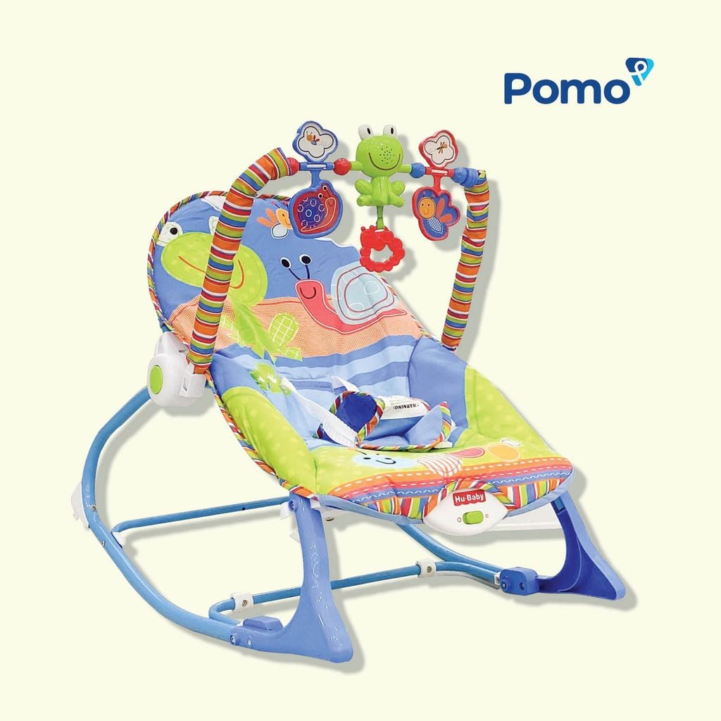 Ghế rung Tiibaby (Màu xanh) – Daddy's House