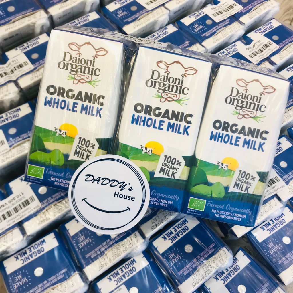 Sữa tươi organic whole milk Daioni (3x200ml) – Daddy's House