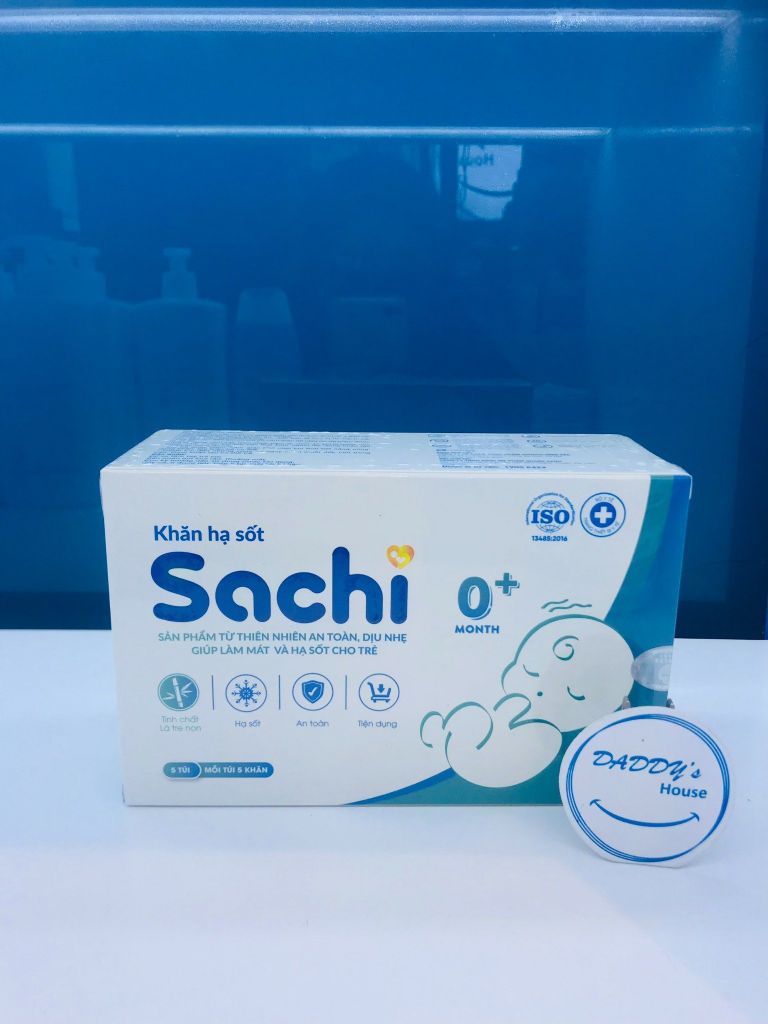 Khăn lau hạ sốt Sachi 0m+ (5 túi) – Daddy's House