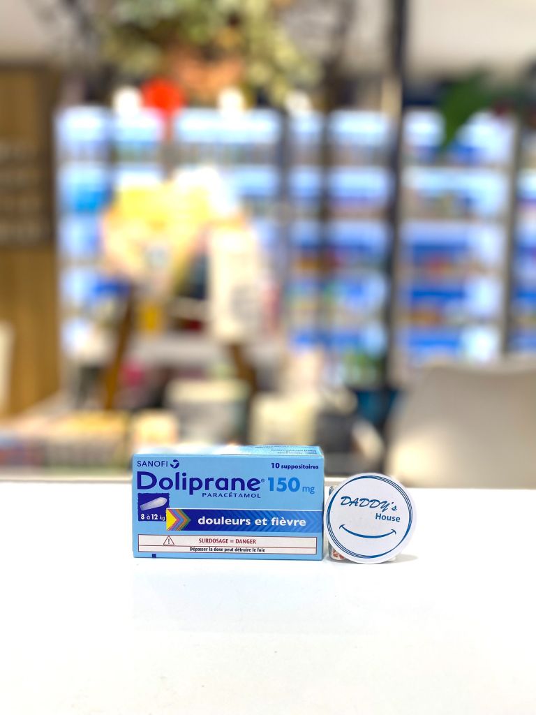 Thuốc hạ sốt nhét Doliprane 8 tới 12kg (150mg) – Daddy's House