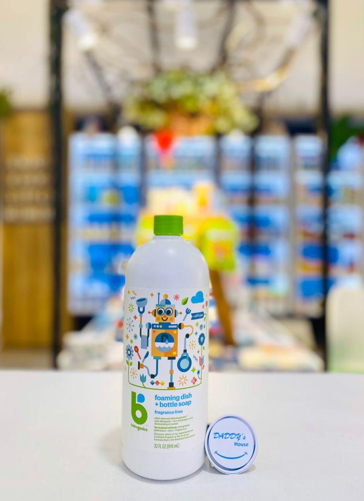 Nước rửa bình sữa Babyganics chai Refill (946ml) – Daddy's House