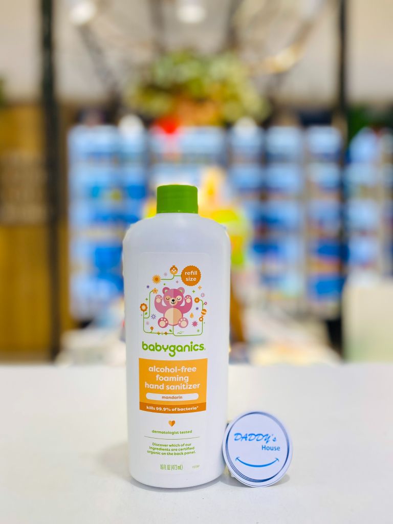 Nước rửa tay khô Babyganics chai Refill (473ml) – Daddy's House