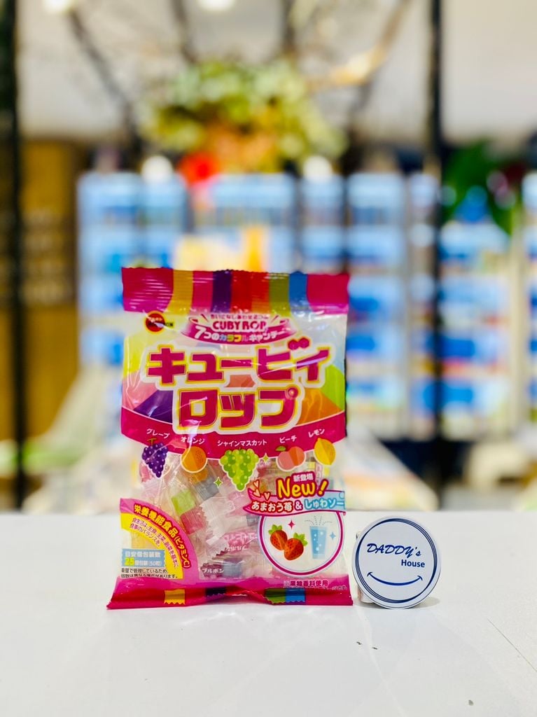 Kẹo trái cây Bourbon CubyRop 8 vị - Nhật (100g) – Daddy's House