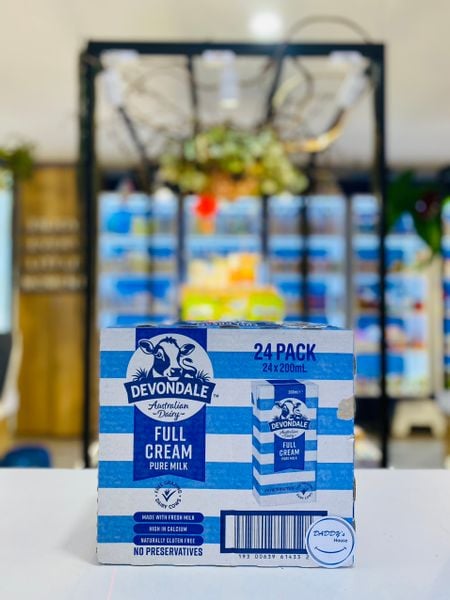 Sữa Devondale Fullcream Pure Milk- NĐ thùng (24x200ml) – Daddy's House