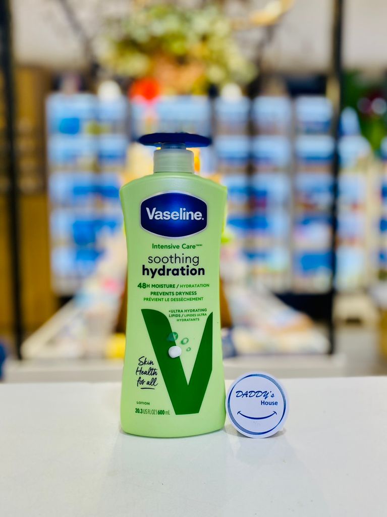 Dưỡng thể Vaseline Intensive Care Soothing Hydration (600ml) – Daddy's ...