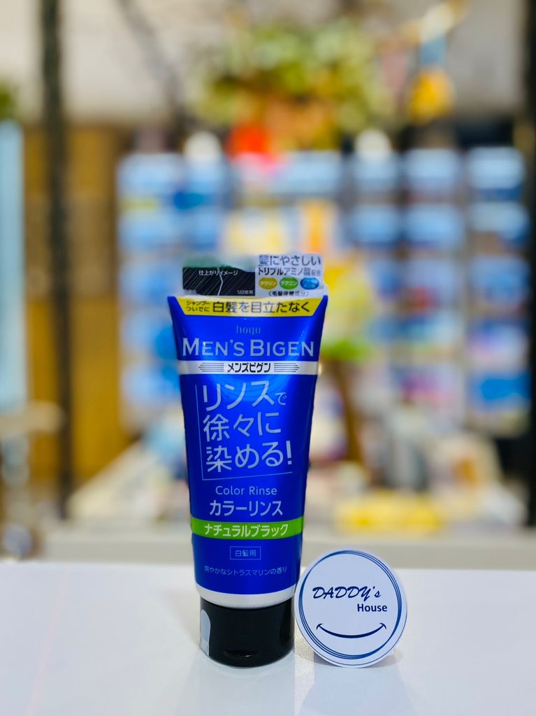 Thuốc nhuộm tóc phủ bạc Men's Bigen Hoyu - đen tự nhiên (160g) – Daddy's House