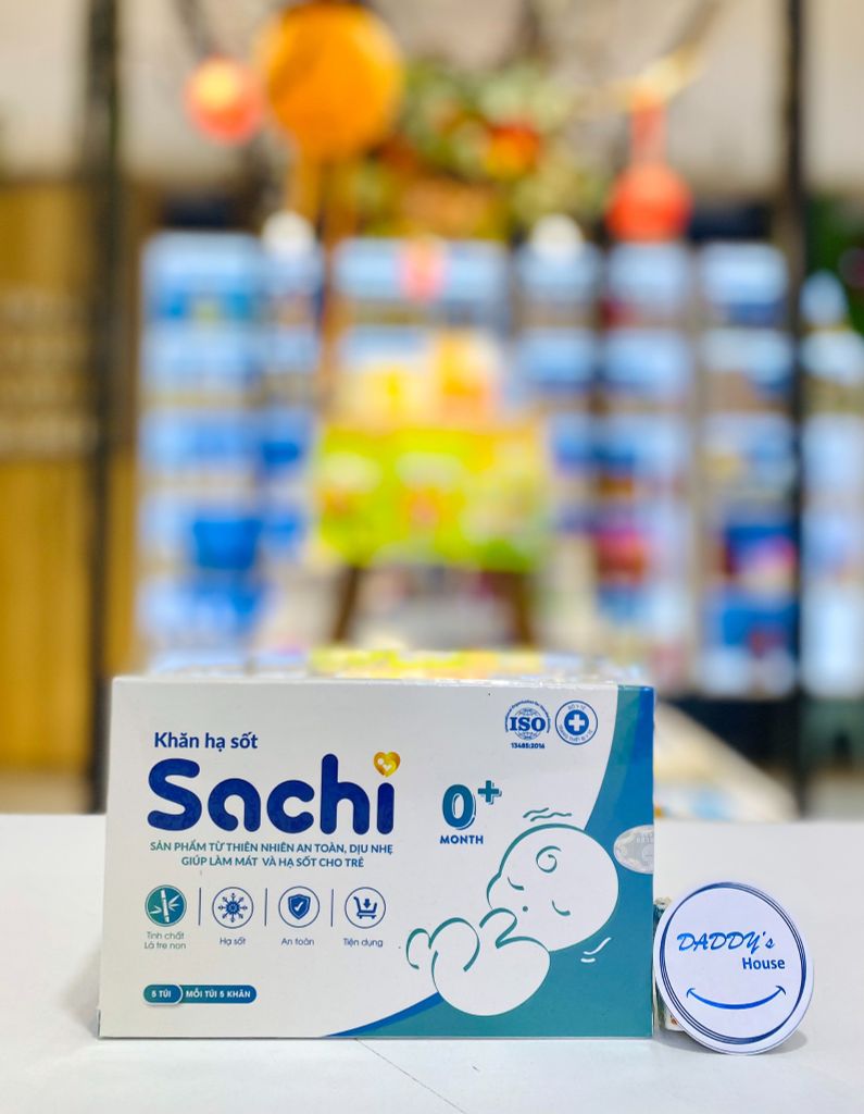 Khăn lau hạ sốt Sachi 0m+ (5 túi) – Daddy's House
