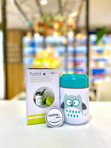 Hộp đựng thức ăn giữ nhiệt kèm thìa Bbluv (Aqua) – Daddy's House