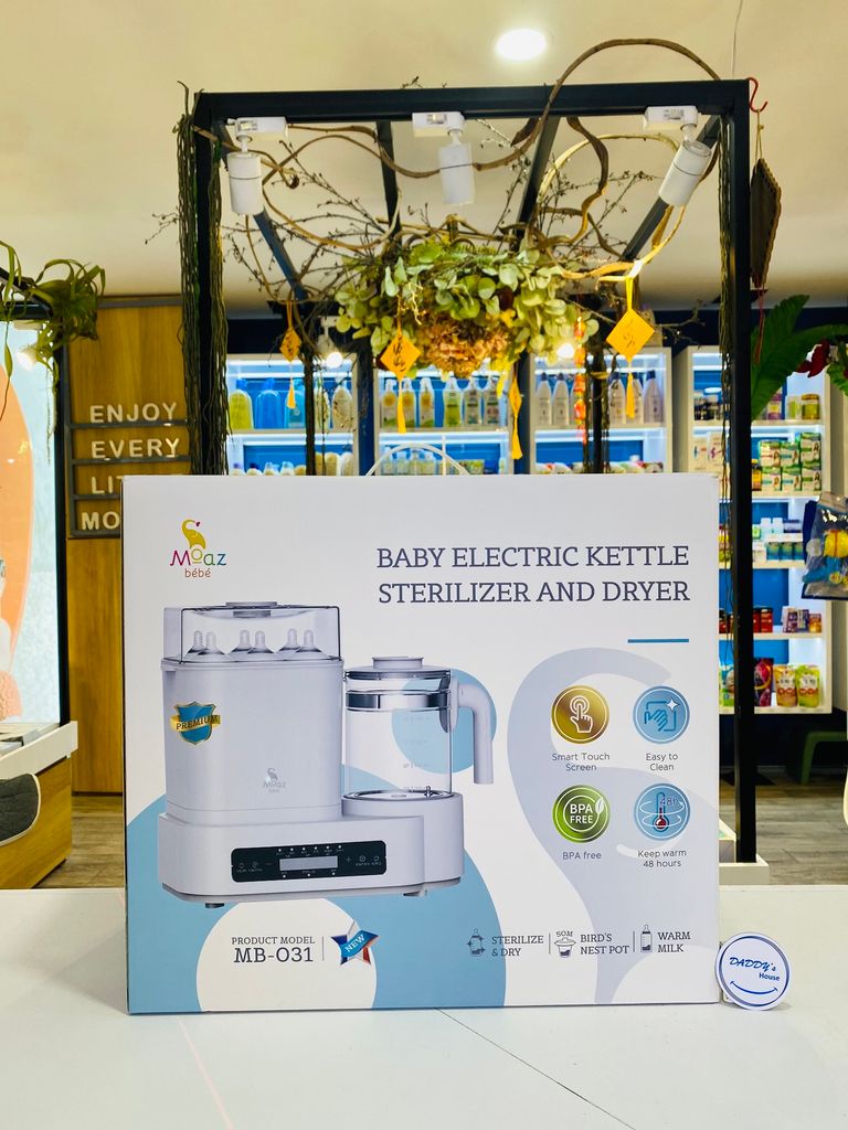 Máy Đun Nước, Tiệt Trùng Và Sấy Khô Moaz Bebe (MB031) – Daddy's House