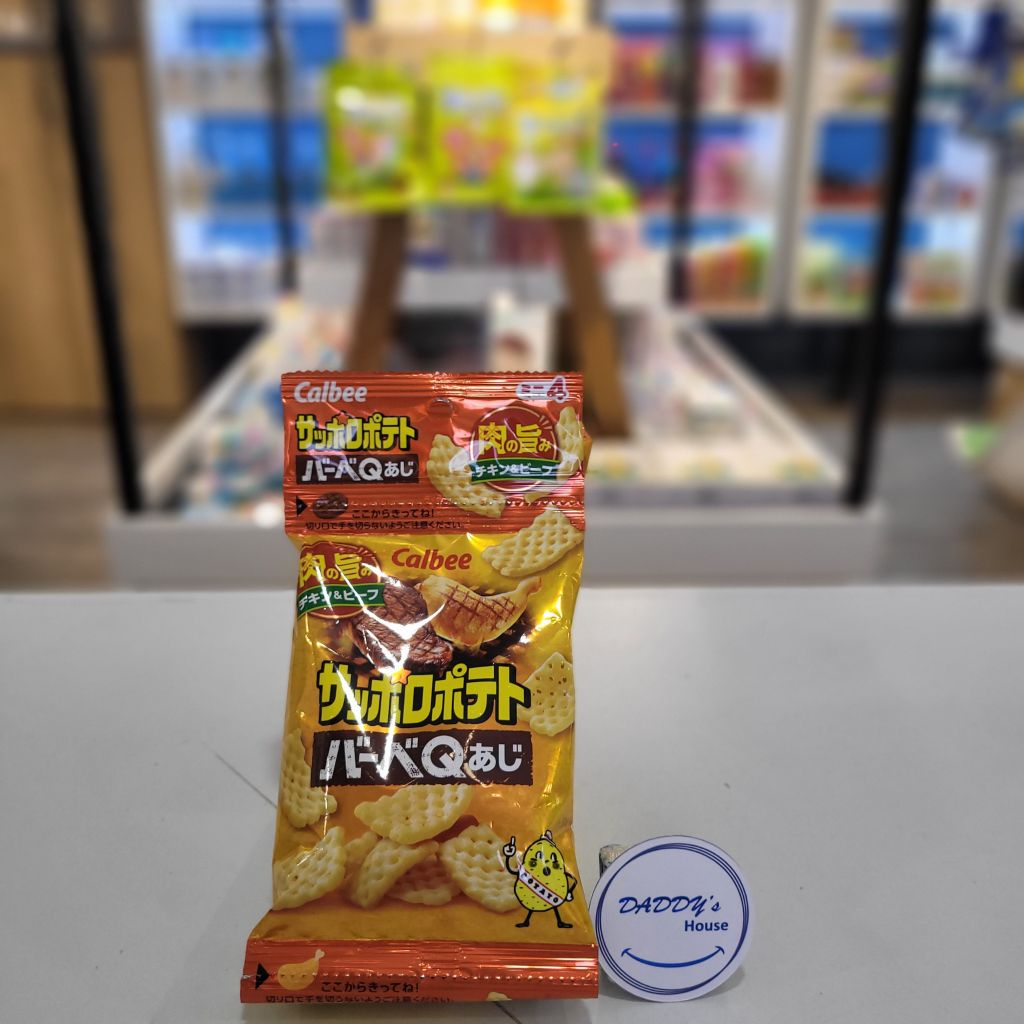 Bánh snack Calbee Sapporo khoai tây BBQ (4x9g) – Daddy's House