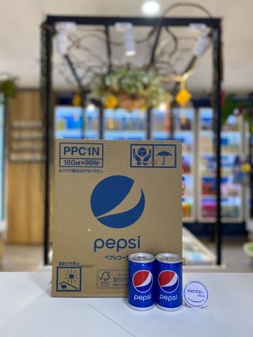 Nước ngọt có gas Pepsi - Nhật (30 lon x 160ml) – Daddy's House