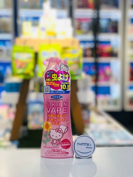 Xịt Skin vape chống muỗi hương đào Hello Kitty CT (200ml) – Daddy's House
