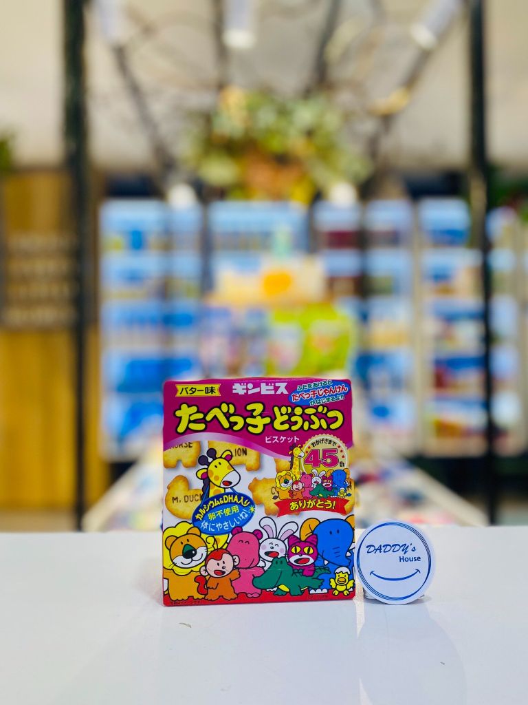 Bánh quy Ginbis Tabekko hình Animal - hương bơ (63g) – Daddy's House