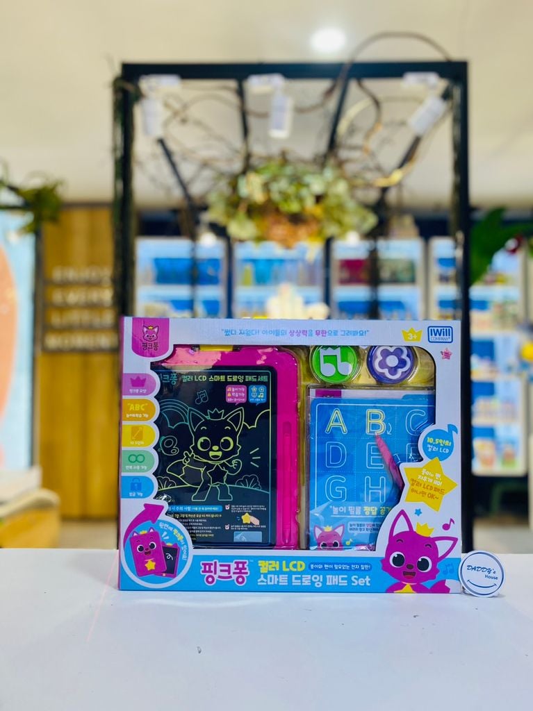 Bảng vẽ BabyShark Pinkfong LCD (hồng) – Daddy's House