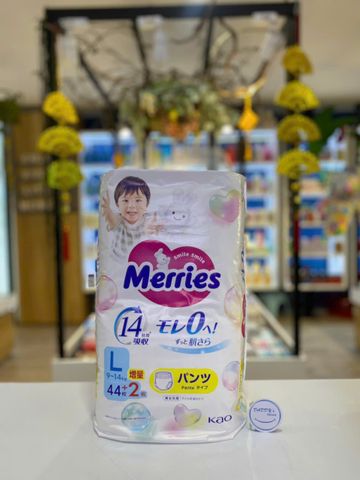 Tã quần Merries nội địa size L44+2 (9-14kg) – Daddy's House