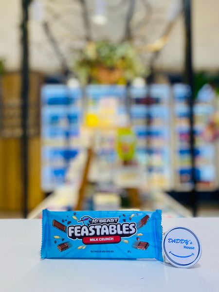 Thanh socola Mr Beast Feastables Milk Crunch (60g) – Daddy's House