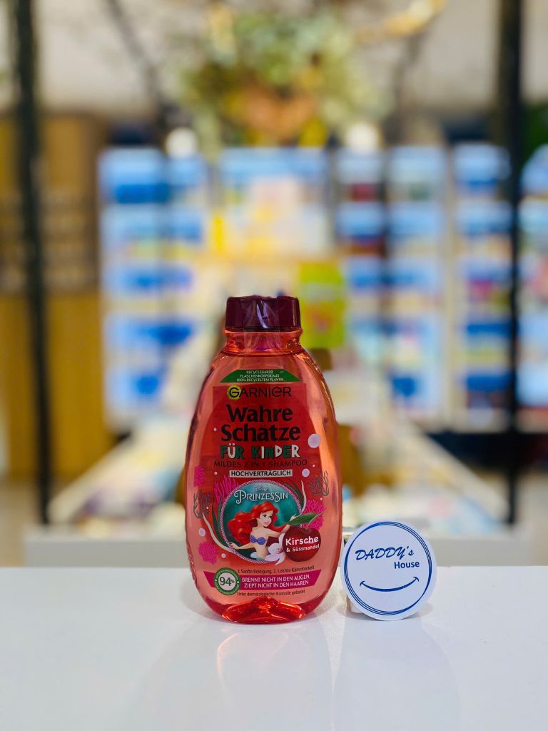 Dầu gội & xả 2 in 1 Garnier Kinder - cherry & hạnh nhân (250ml) – Daddy ...