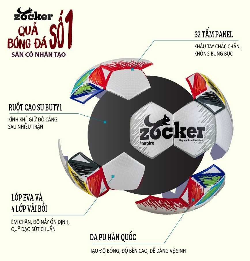 Banh Zocker size 5 Inspire IN2201 – ETDA