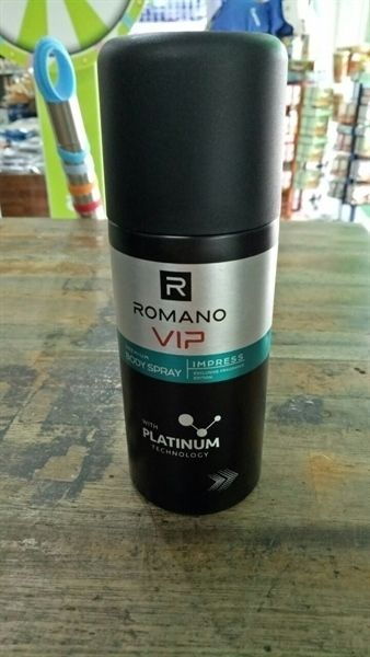 PU- Deodorant Body Spray Romano Vip Impress 150ml T4 – | MOONMILK GROCERIES