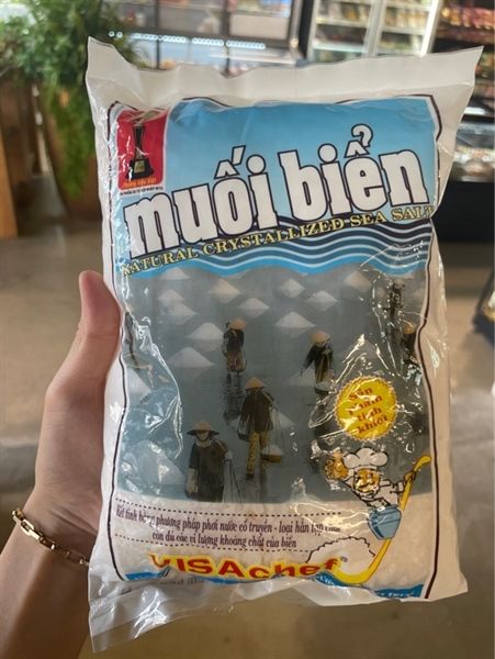 Muối biển Visa Chef 1kg- Natural Crystallized Sea Salt Visa Chef 1kg ...